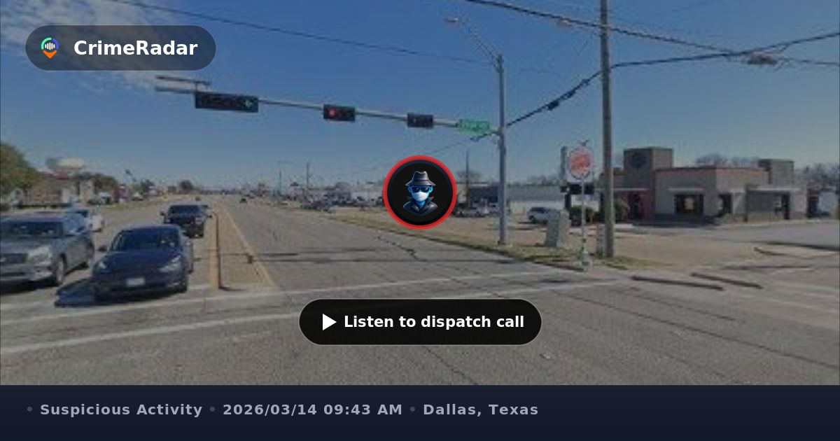 Man in orange shirt walking into traffic, Dallas TX | CrimeRadar