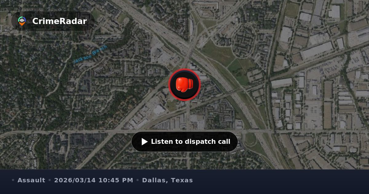 Reported assault at Azul Apartments; woman fled with knife, Dallas TX ...