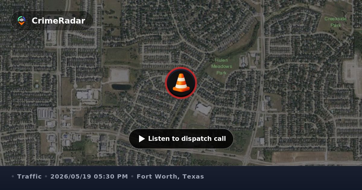 Auto crash on Miami Springs Drive, Fort Worth TX | CrimeRadar