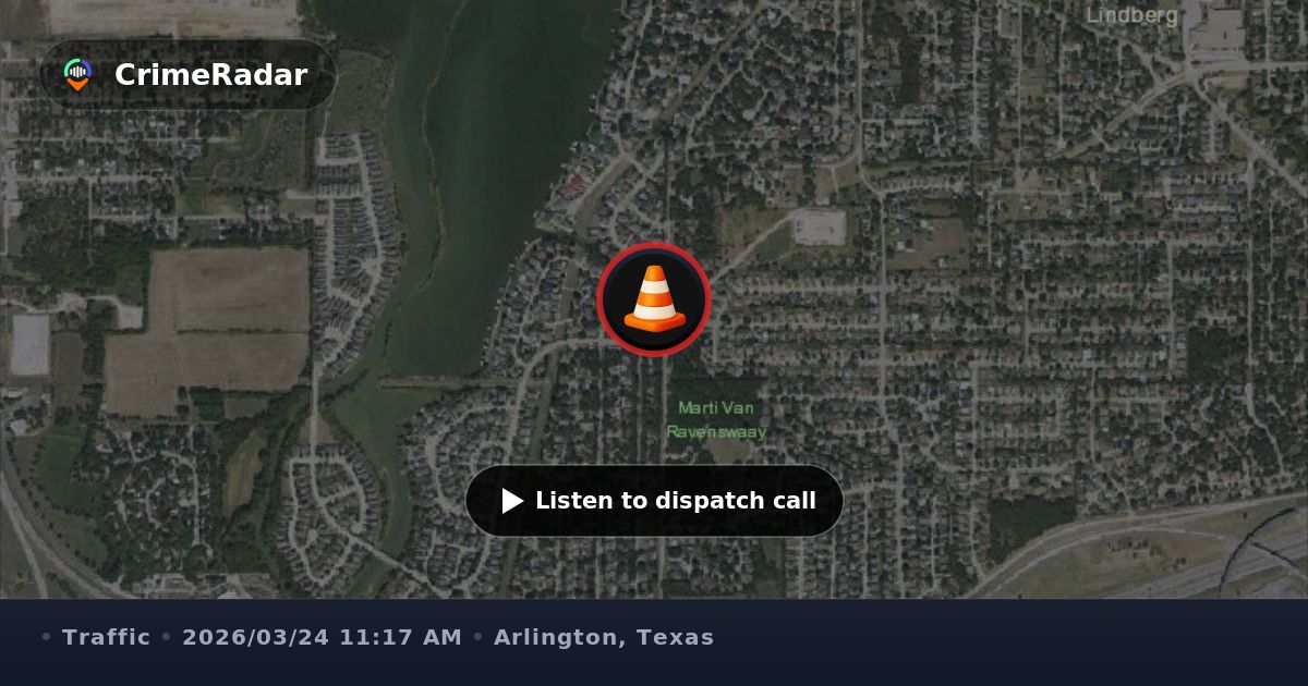 Traffic stop on silver car near Bowman Springs, Arlington TX | CrimeRadar