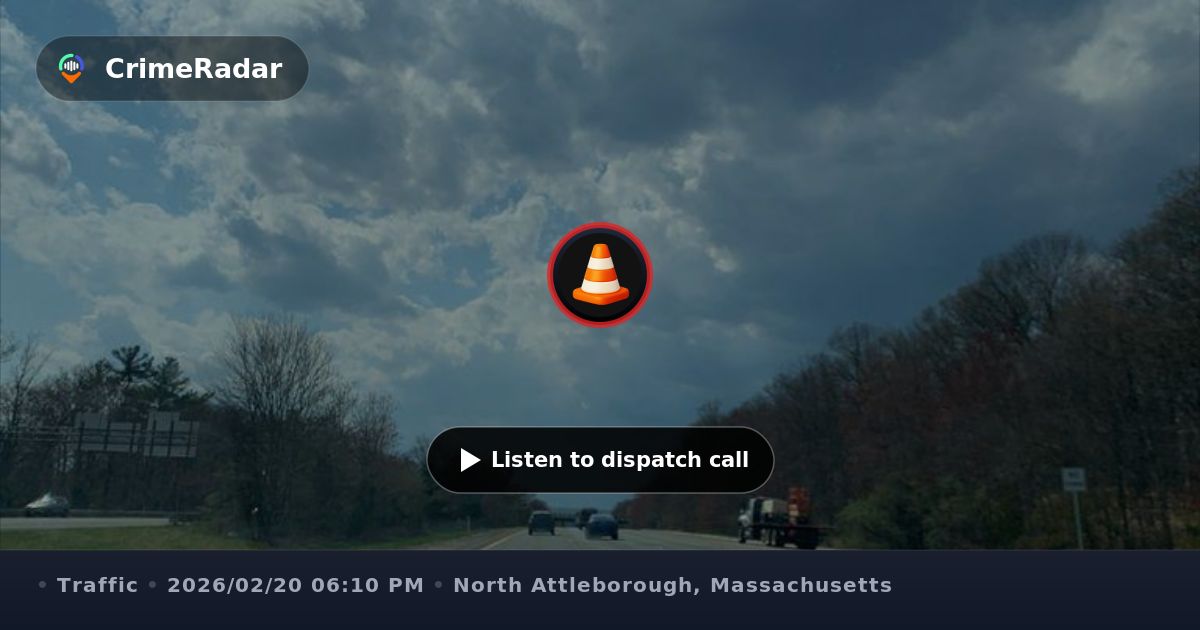 Single-car crash on I-295 with injured driver, North Attleborough MA ...