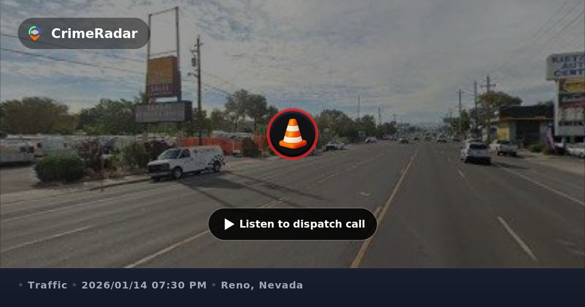 Vehicle crash reported near Kietzke Ln, Reno NV | CrimeRadar