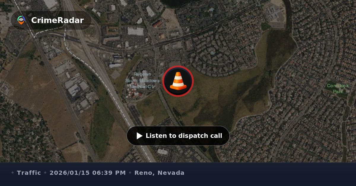 Deputy involved in vehicle accident near S Meadows Pkwy, Reno NV ...