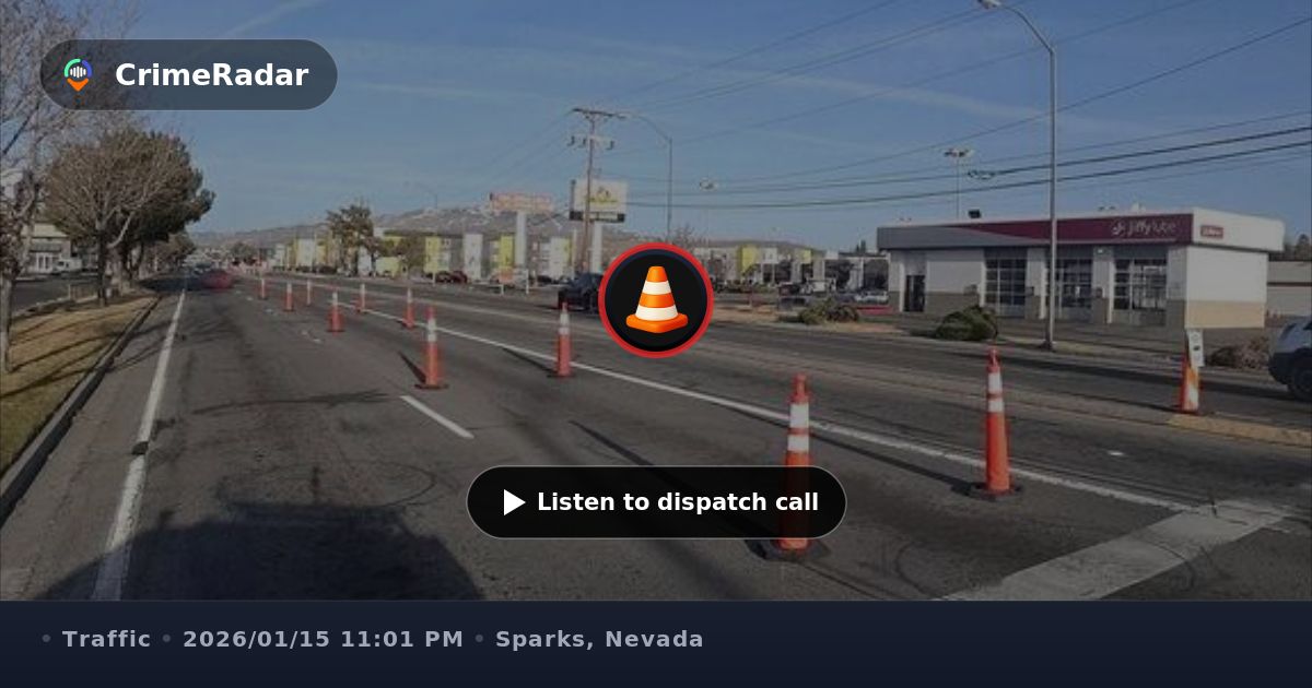 Possible traffic stop near Sullivan and Oddie, Sparks NV | CrimeRadar