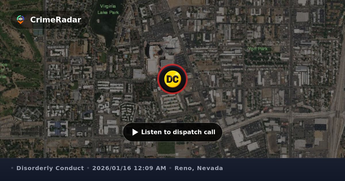 Unwanted person reported at motel on South Virginia, Reno NV | CrimeRadar