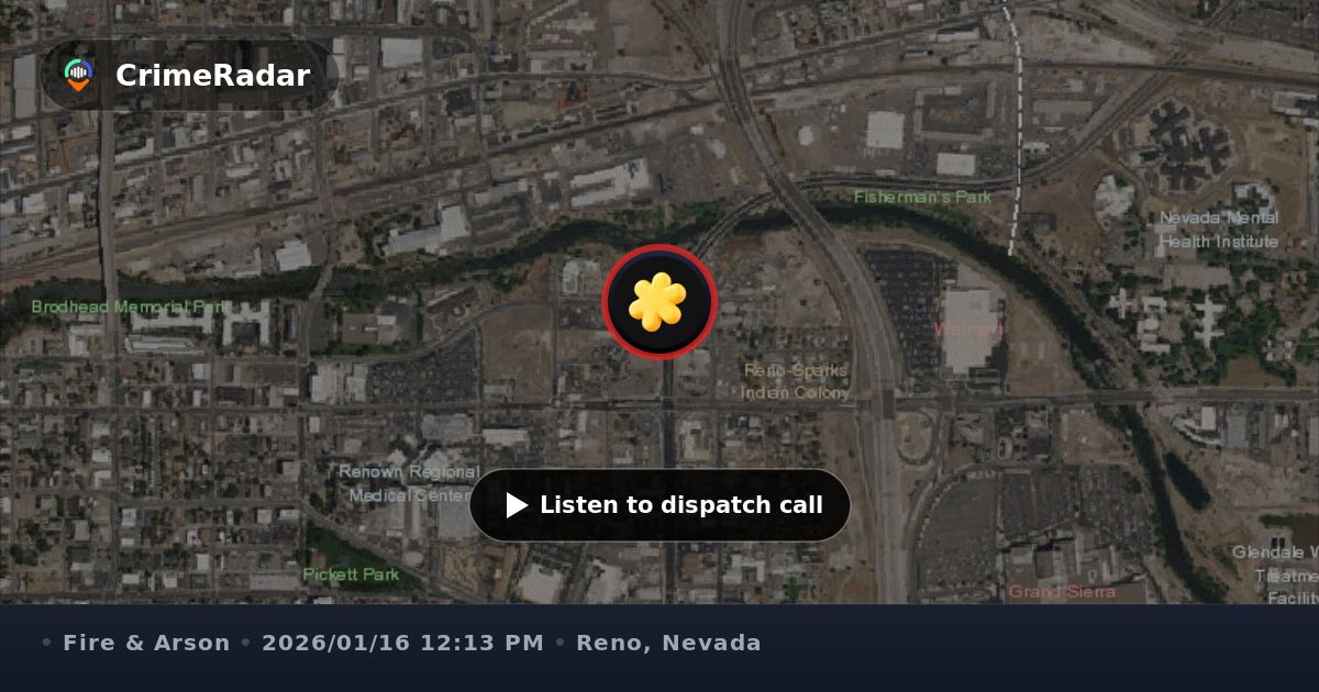 Fire crews respond near Reservation Rd, Reno NV | CrimeRadar