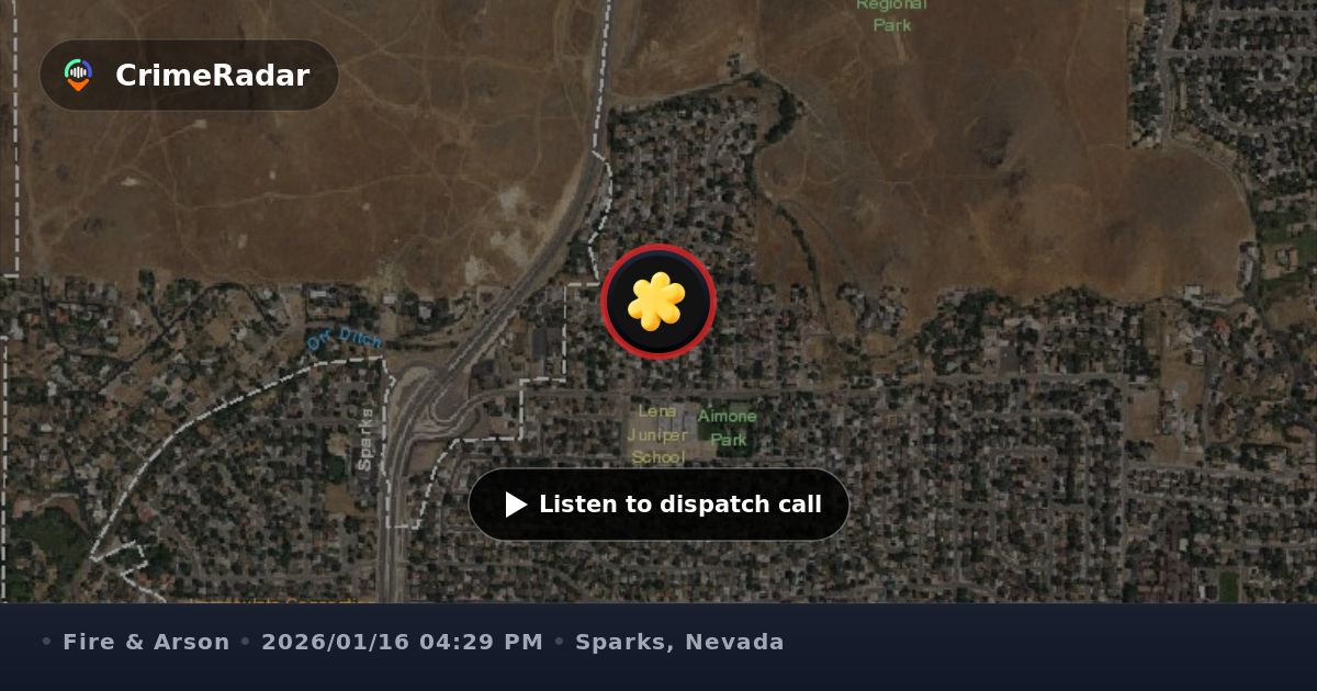 Possible gas leak on Probasco Way in Sparks, Sparks NV | CrimeRadar