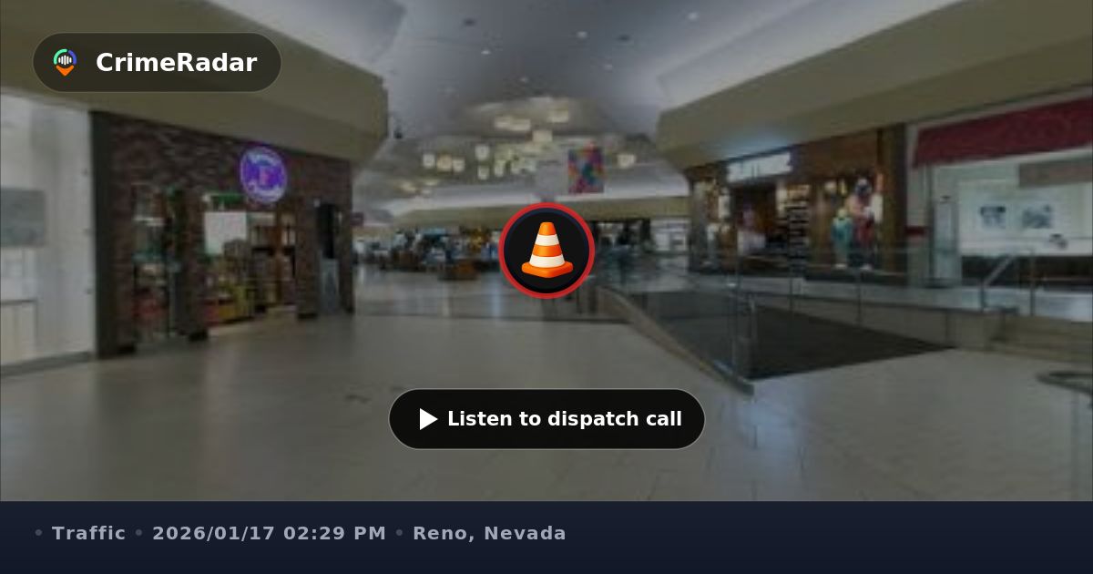 Two-vehicle crash near Meadowood Mall, Reno NV | CrimeRadar