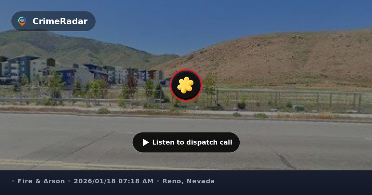 Crews contain structure fire near Red Rock Rd, Reno NV | CrimeRadar