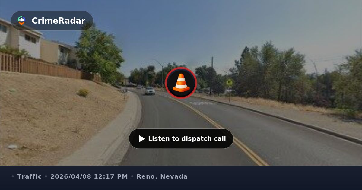 Minor traffic accident with no injuries reported, Reno NV | CrimeRadar