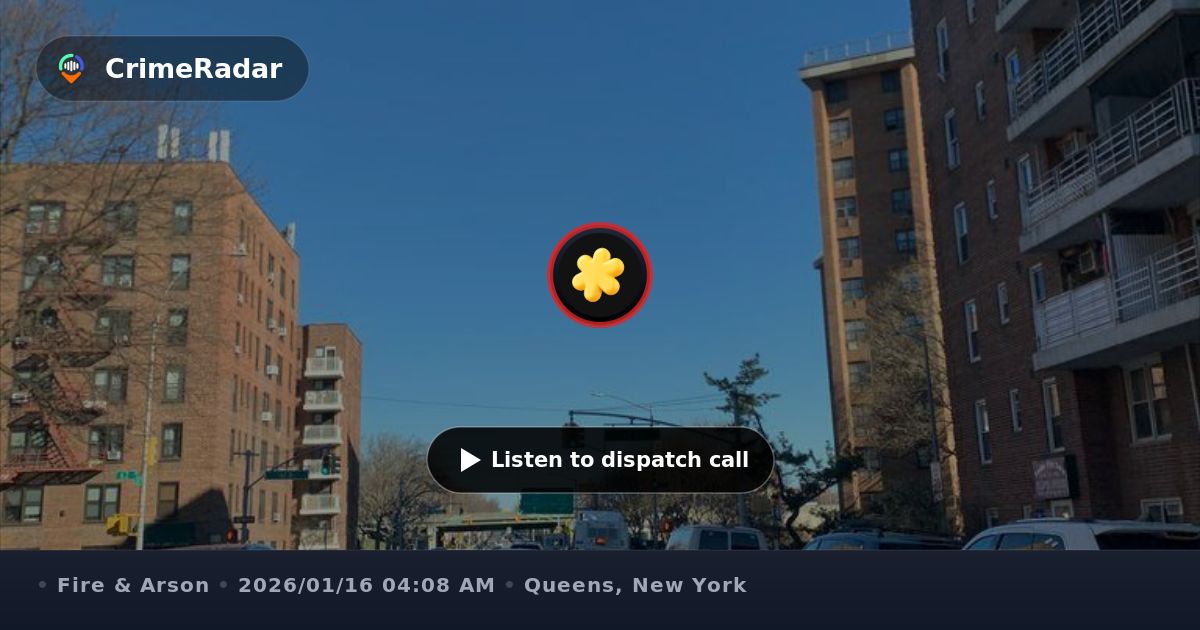 Fire units respond to possible incident near 108th St, Queens NY ...