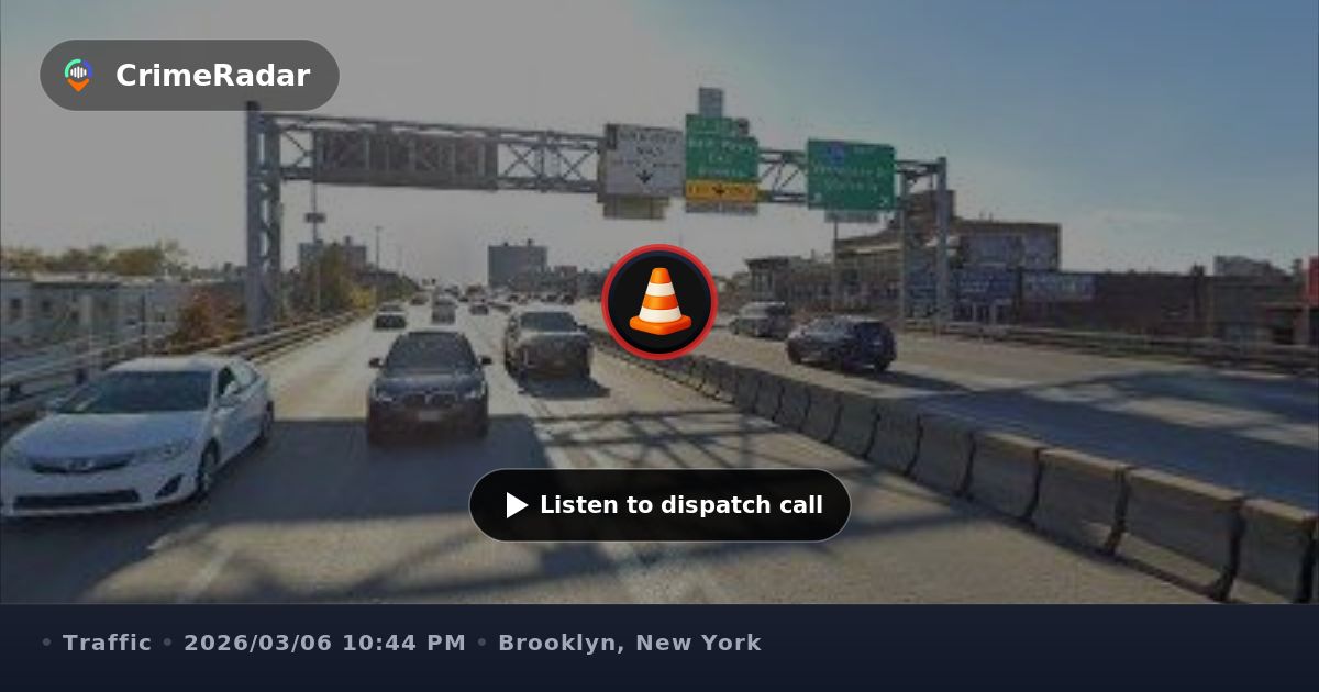 Traffic accident on Gowanus Expressway eastbound, Brooklyn NY | CrimeRadar
