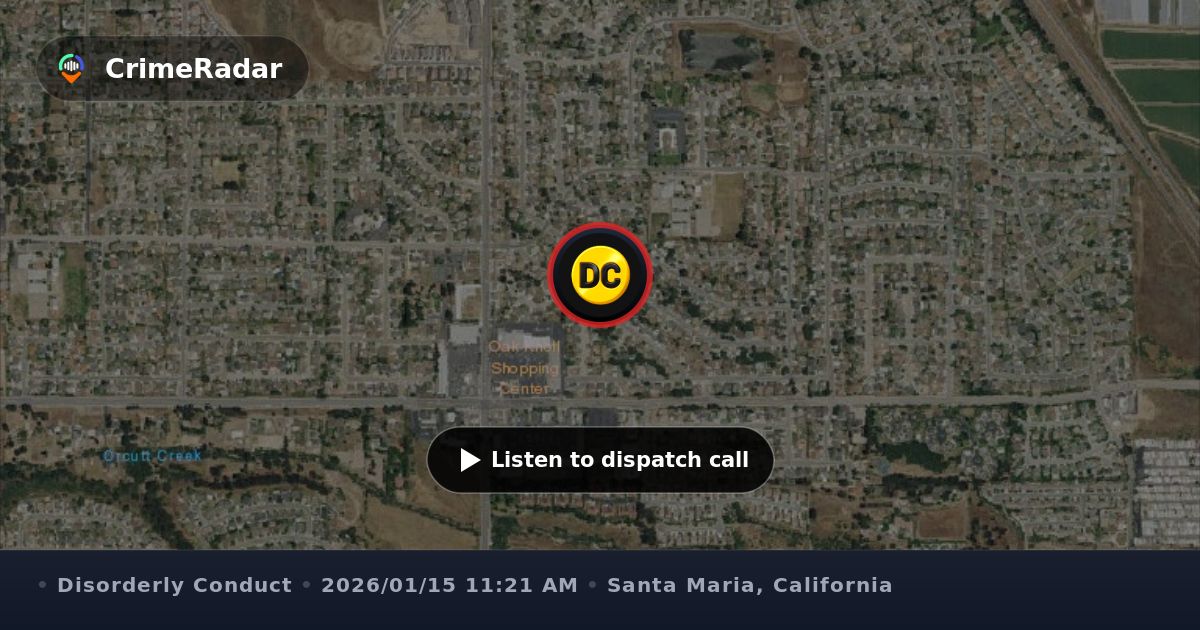 Deputies respond to apparent disturbance near Clark Ave, Santa Maria CA ...