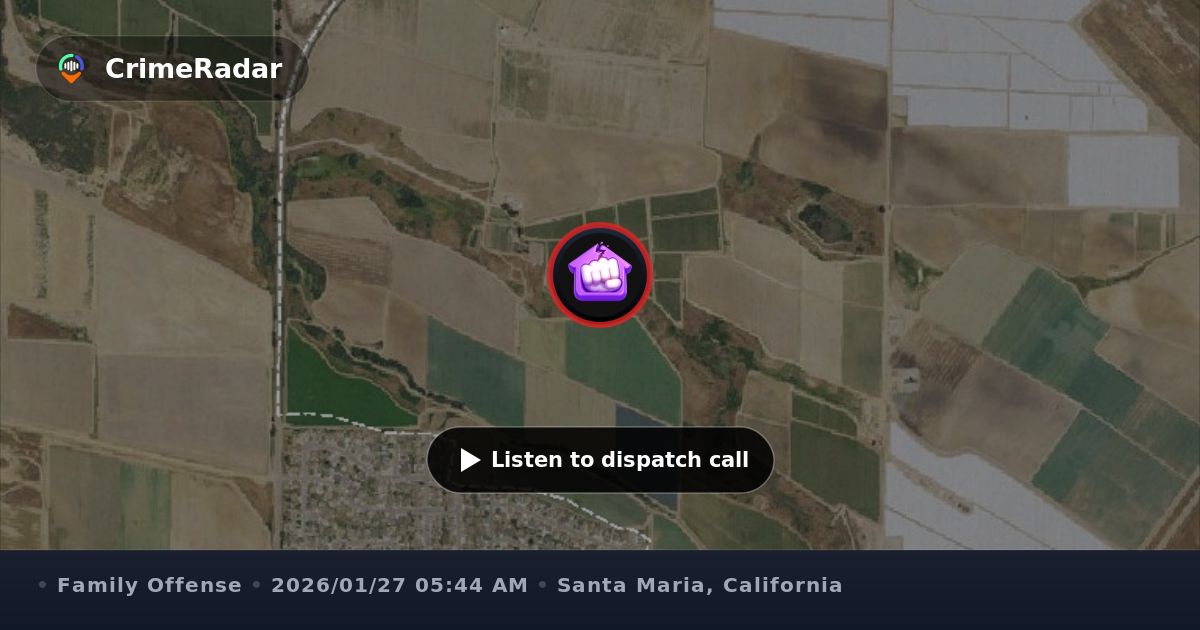 Deputies check on 911 open line near Sandalwood Dr, Santa Maria CA ...