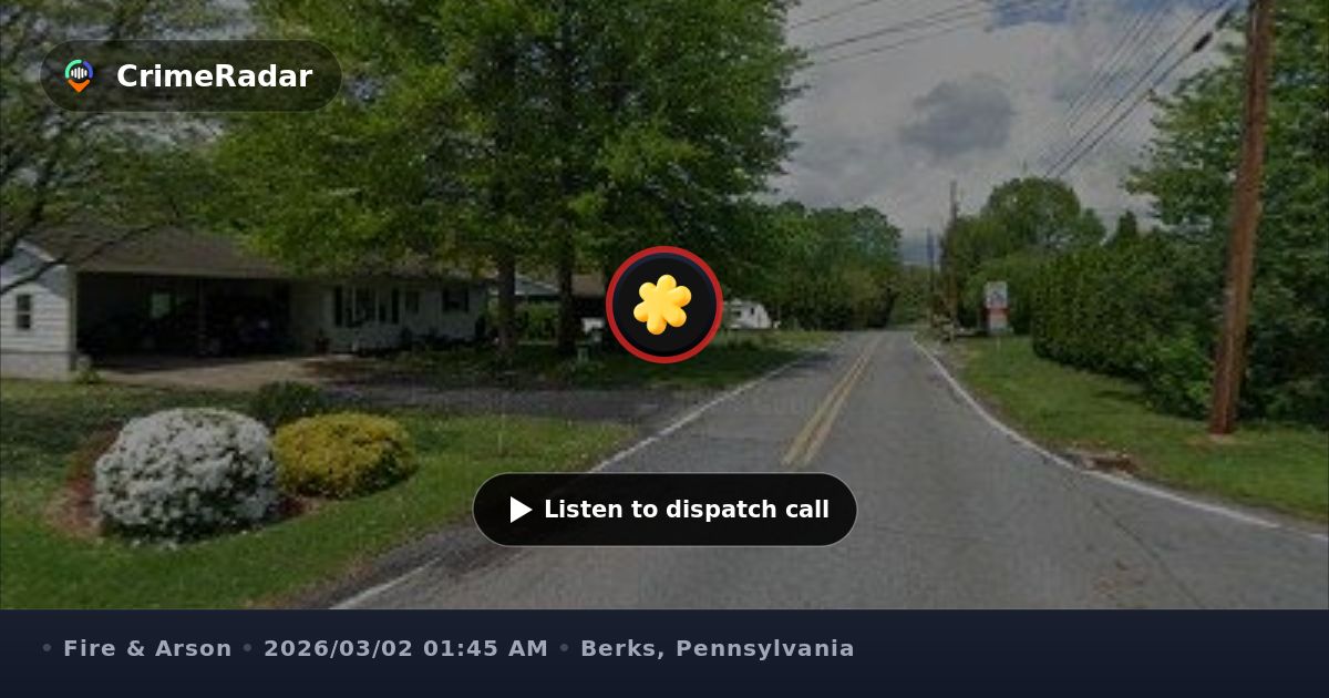 Fire response near Perry Gun Club in Perry Township, Berks County PA ...