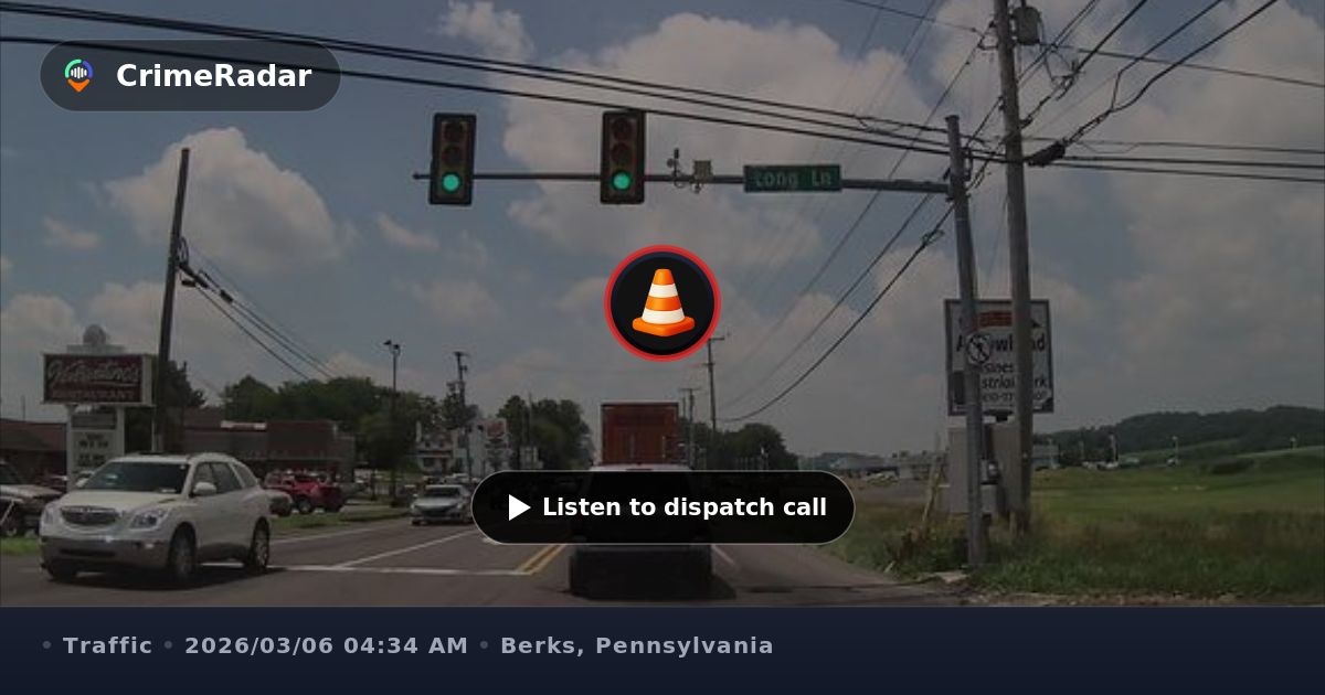 Traffic control at Kutztown Road and Long Lane, Berks County PA ...