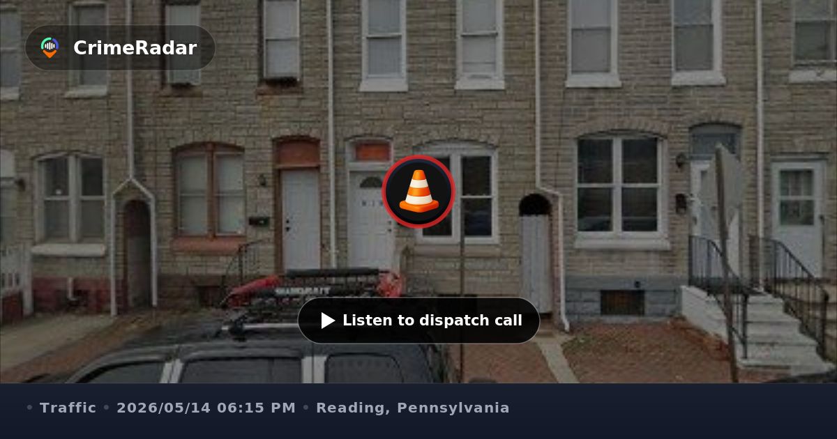Vehicle crash with injuries on North Sixth Street, Reading PA | CrimeRadar