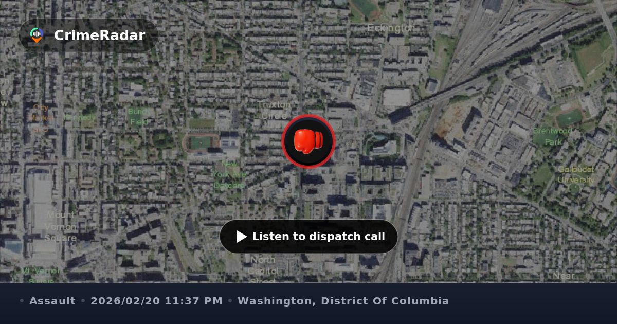 Assault reported on Banner Lane Northwest, Washington DC | CrimeRadar