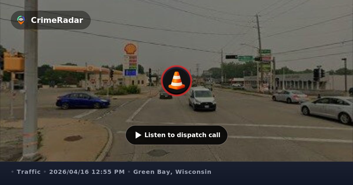 Two-car crash at North Broadway Street and Main Street, Green Bay WI ...