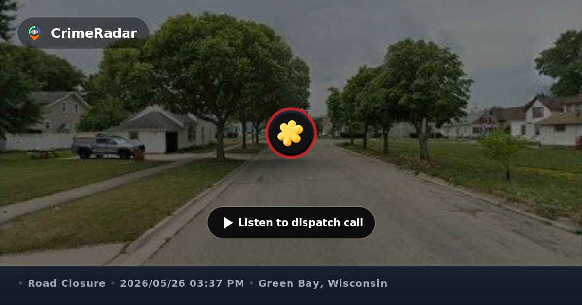 Sinkhole reported in roadway at Stewart and Clay, Green Bay WI | CrimeRadar