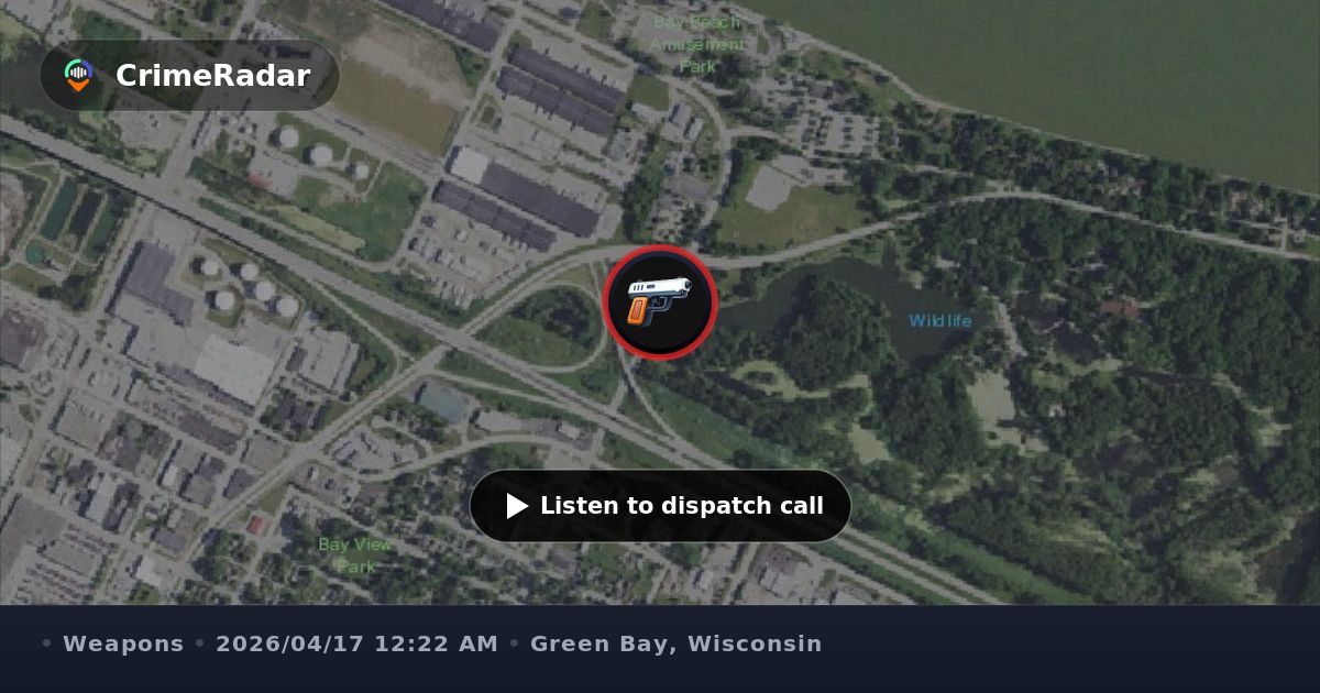 Possible stabbing or shooting near Perrot Street, Green Bay WI | CrimeRadar
