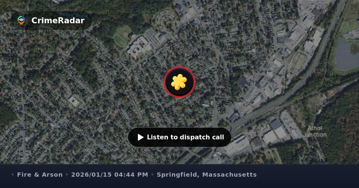 Fire crew checks report of low wire on Tapley St, Springfield MA ...