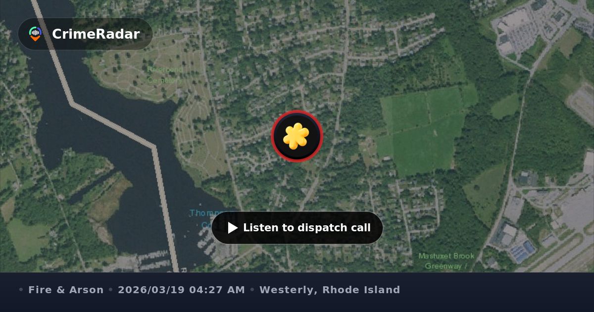 Furnace backfire causes light smoke at home, Westerly RI | CrimeRadar