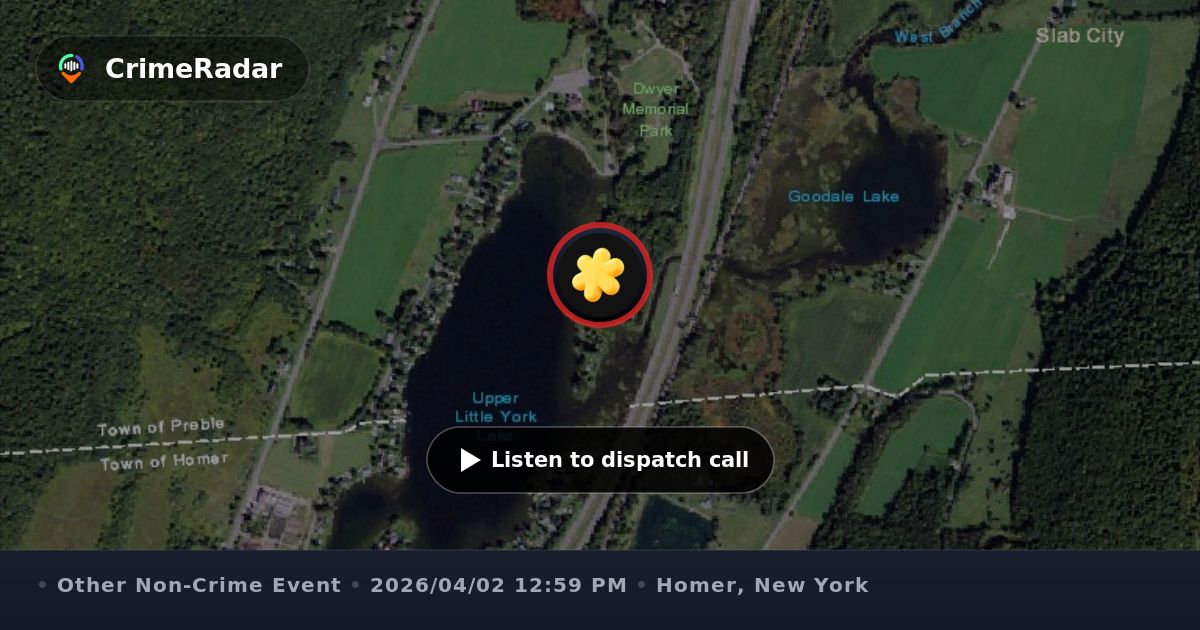 Unit responds to possible water problem at home, Homer NY | CrimeRadar