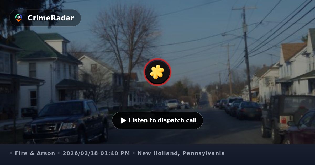 Road closures for fire incident on Jackson Street, New Holland PA ...