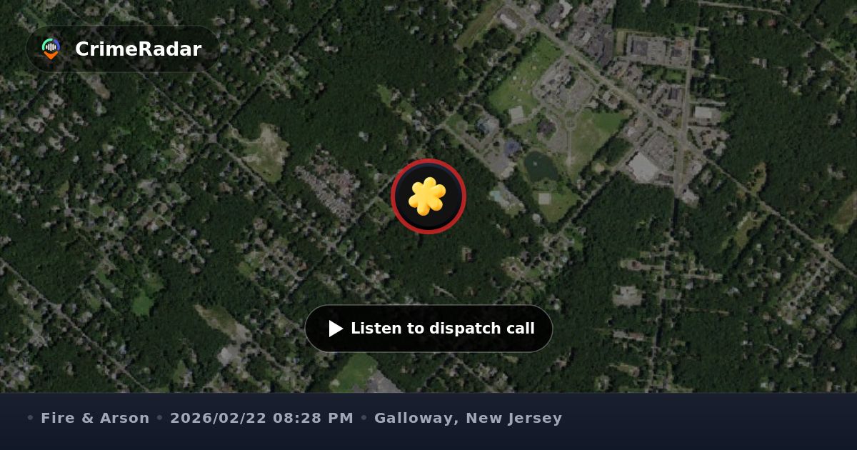 Fire alarm at Arthur Rann School on South Eighth Avenue, Galloway NJ ...