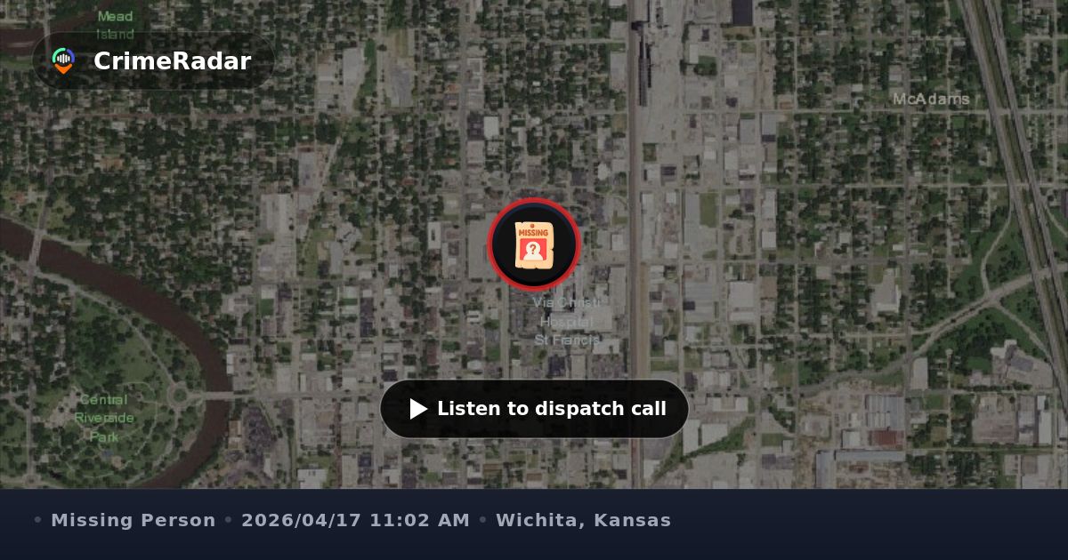 Officers search for missing teen and adult man, Wichita KS | CrimeRadar