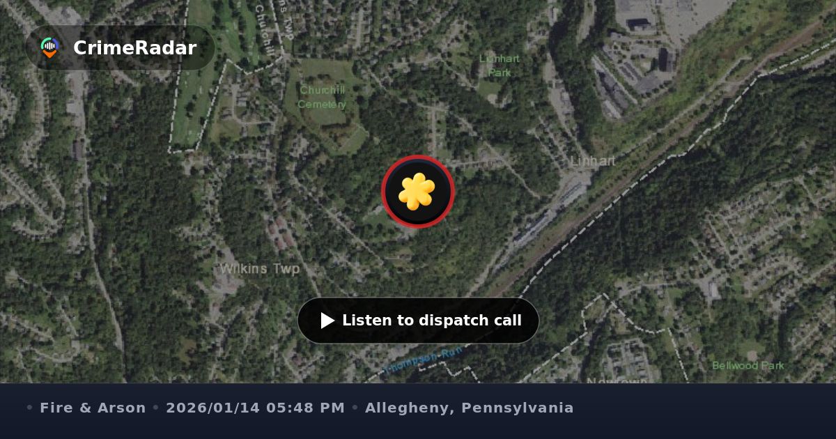 Fire crews manage McMasters Ave blaze, Allegheny County PA | CrimeRadar