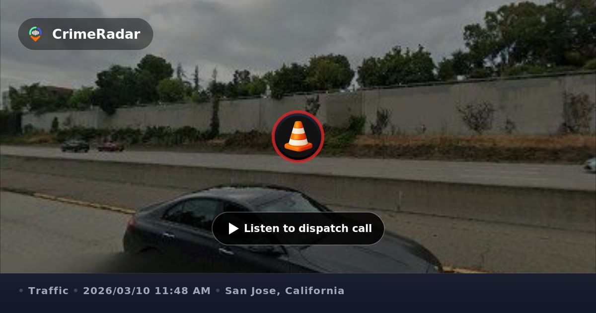 Vehicle and bicycle collision at I-280 entrance, San Jose CA | CrimeRadar