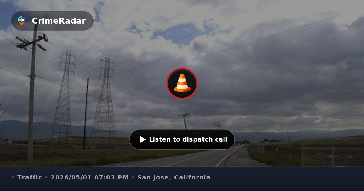 Vehicle crash with adult in critical condition, San Jose CA | CrimeRadar