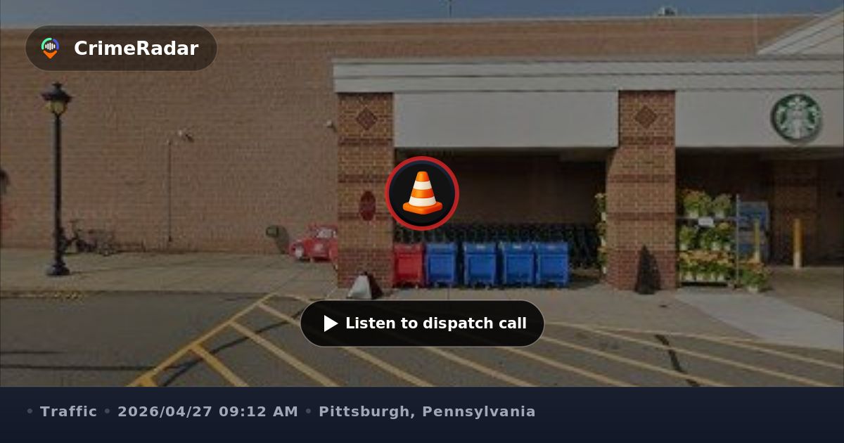 Two-vehicle crash near Giant Eagle in Brentwood, Pittsburgh PA | CrimeRadar