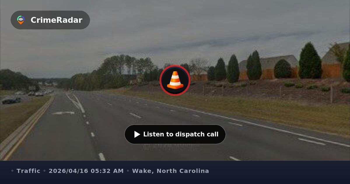 Overturned vehicle crash on Calvin Jones Highway, Wake County NC ...