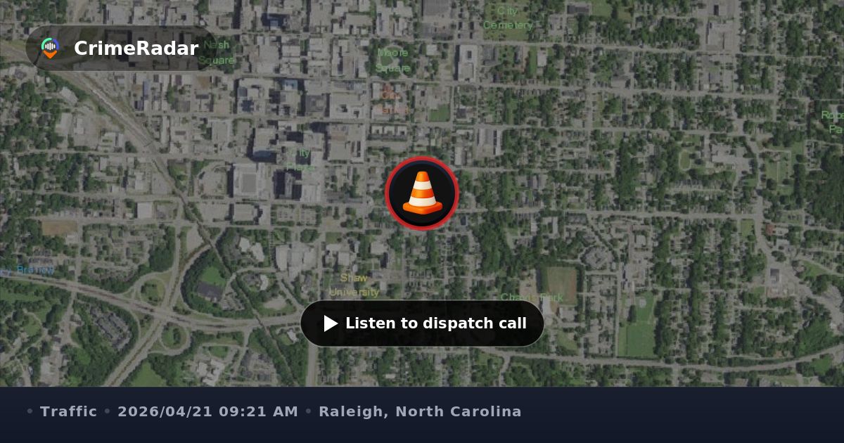 Traffic crash at MLK Jr Boulevard and South Wilmington, Raleigh NC ...