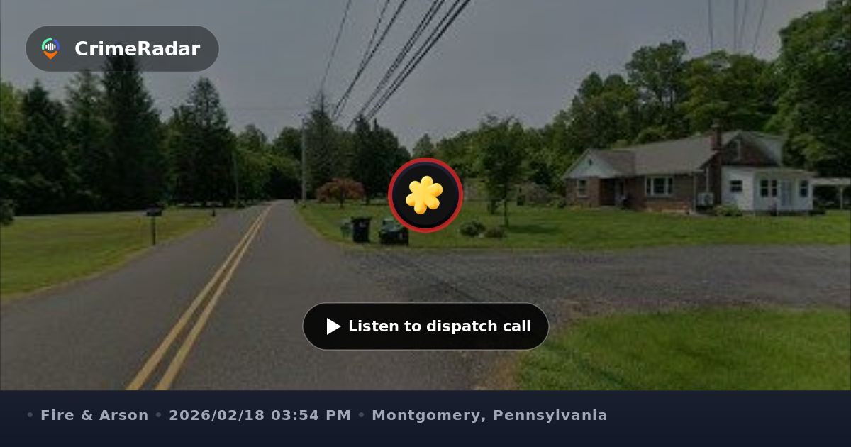 Second alarm barn fire on Snyder Road, Montgomery County PA | CrimeRadar