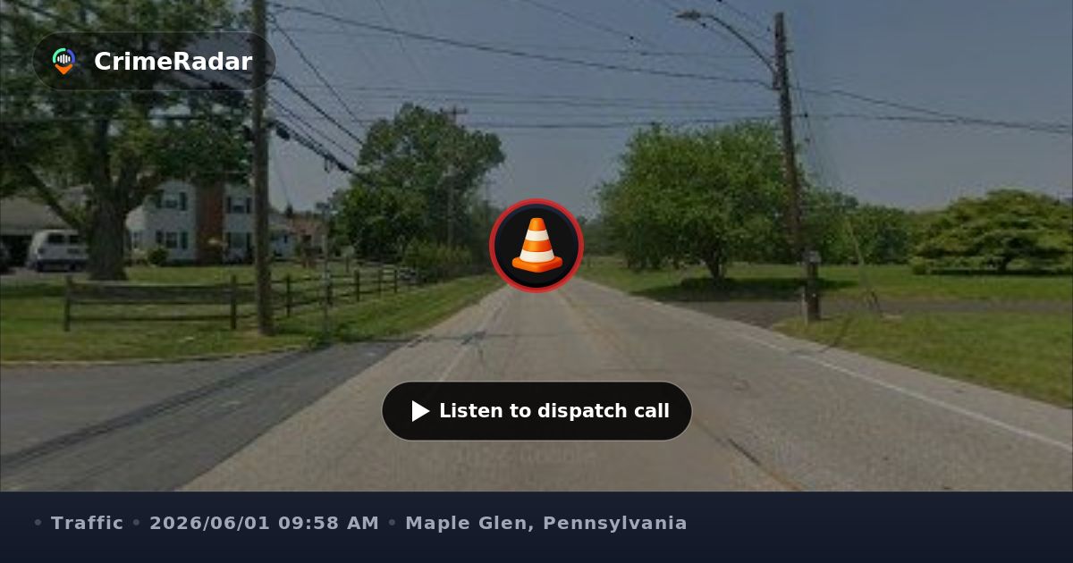 Traffic crashes with injuries at Dillon and Welsh, Maple Glen PA ...