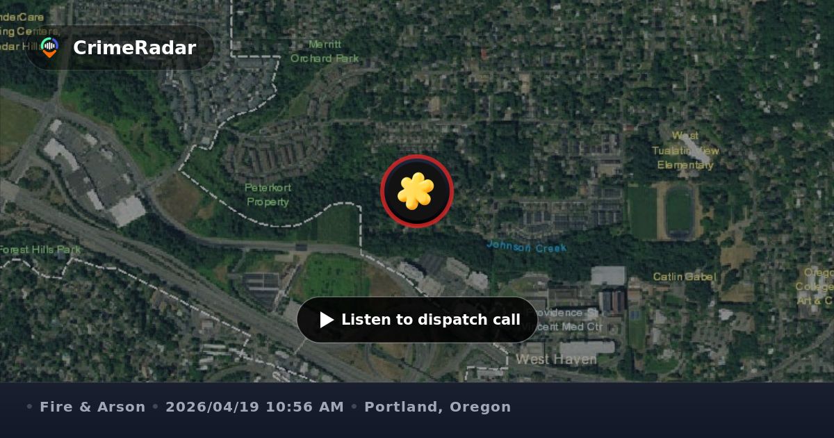 Commercial building fire on Southwest Barnes Road, Portland OR | CrimeRadar