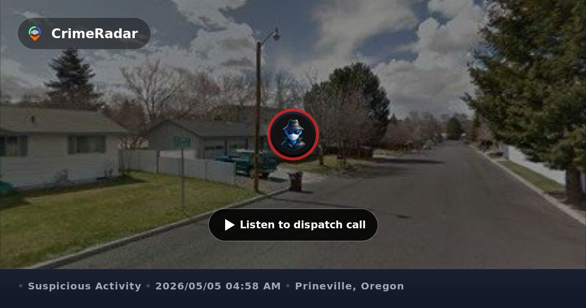Security check after report of dumpster diving, Prineville OR | CrimeRadar