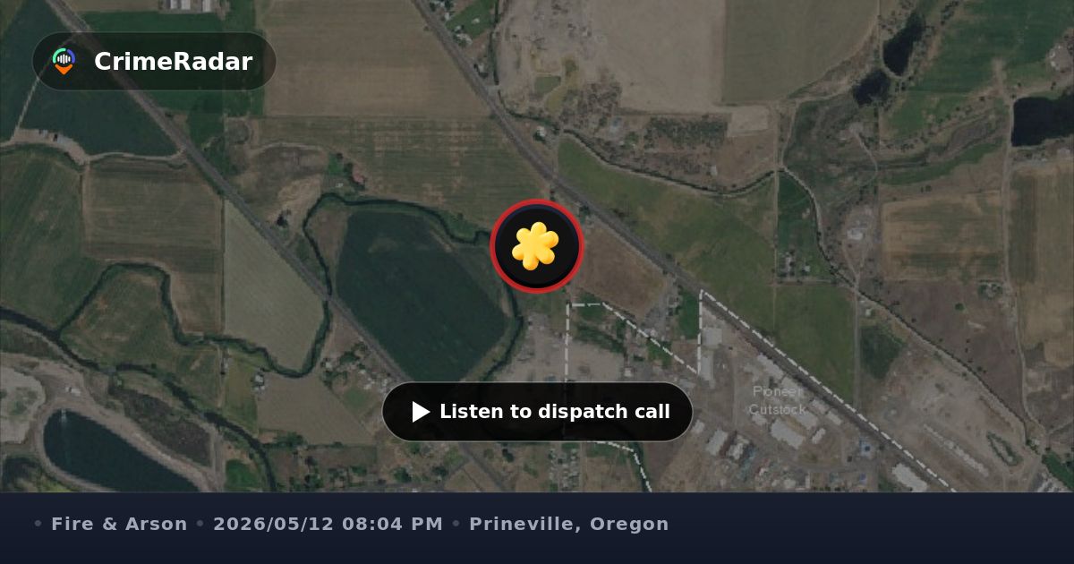 Shed fire near trailers at Green Acres mobile home park, Prineville OR ...