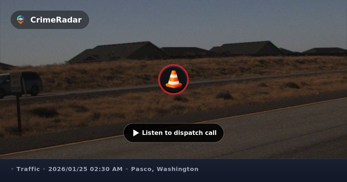 Single vehicle hits light pole on I-182, Pasco WA | CrimeRadar