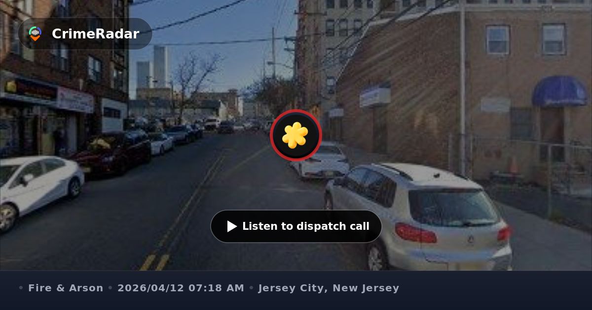 Fire alarm at first-floor restaurant on Sip Avenue, Jersey City NJ ...