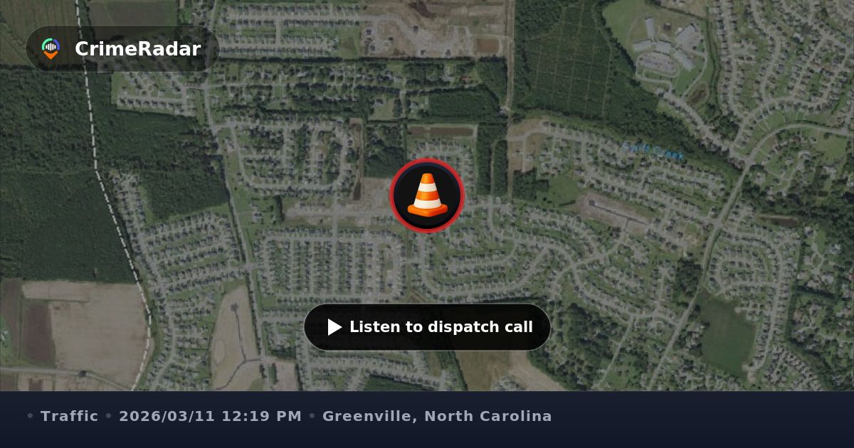 Two-car crash with injuries on Davenport Farm Road, Greenville NC ...