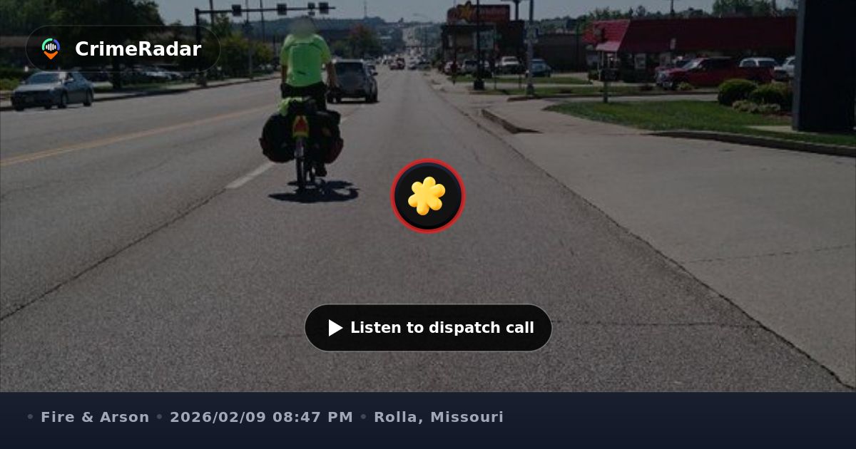 Fire alarm reported at restaurant on North Bishop Ave, Rolla MO ...