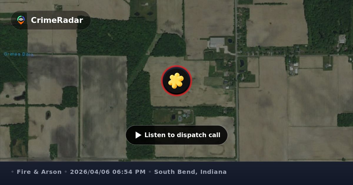 Small shed fire on State Road 331 contained, South Bend IN | CrimeRadar