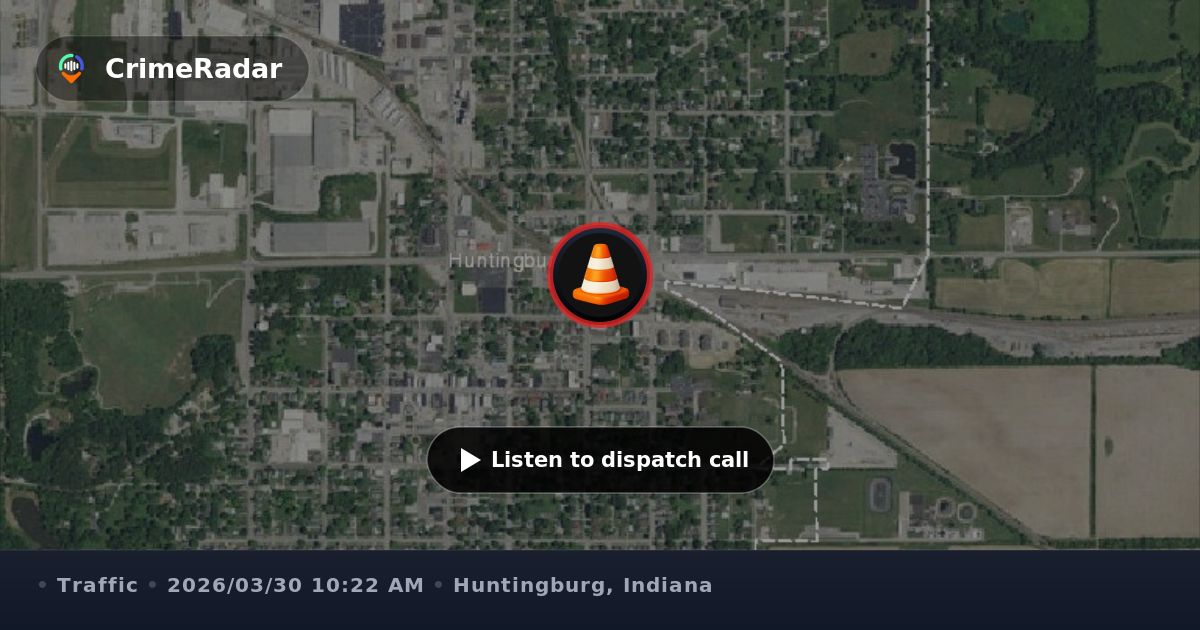 Vehicle crash reported at Second and Van Buren, Huntingburg IN | CrimeRadar
