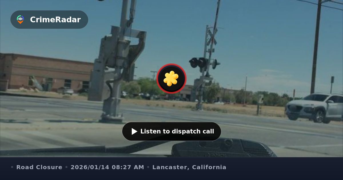 Road closed due to flooding near Avenue K, Lancaster CA | CrimeRadar