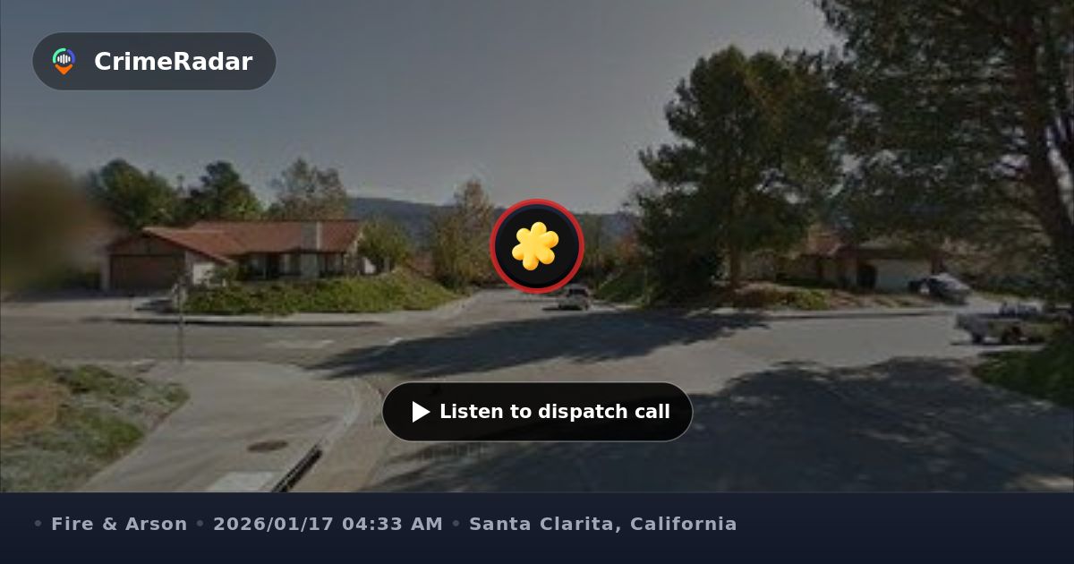 Fire crews respond to structure fire on Canvas St, Santa Clarita CA ...